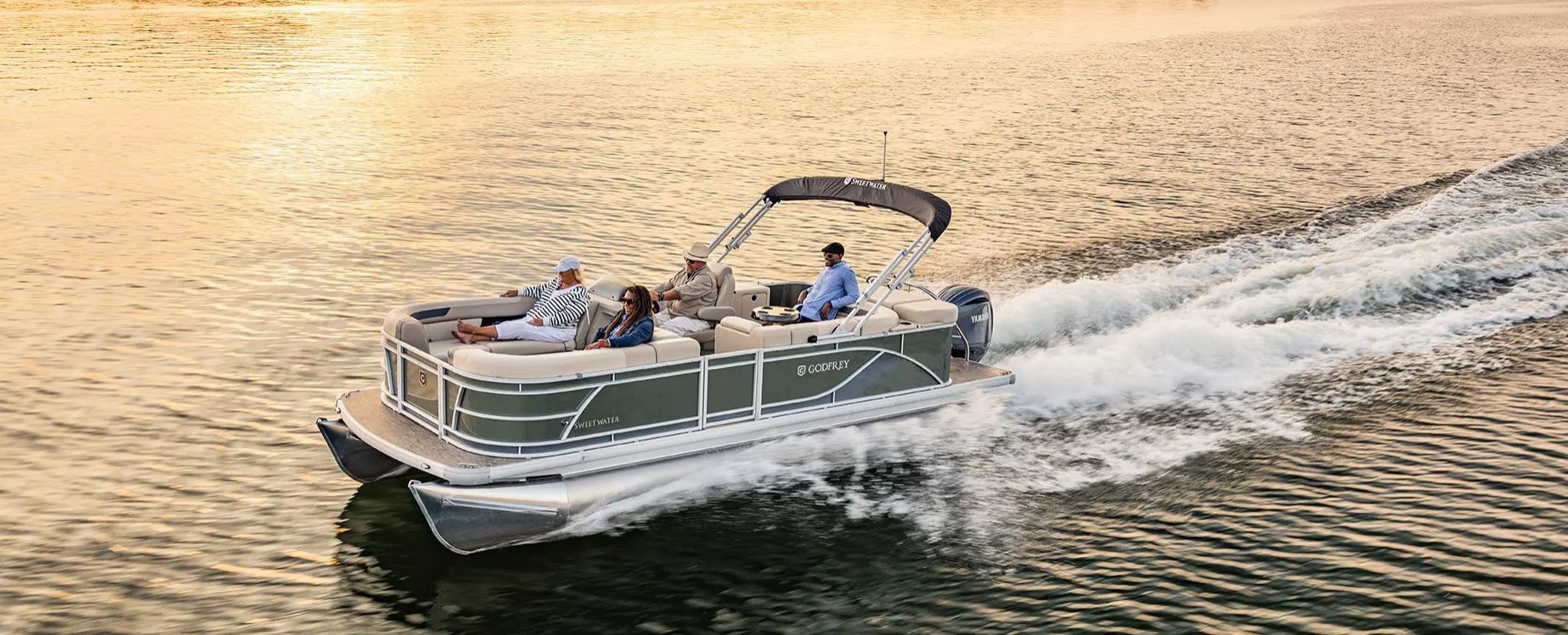 New Godfrey Sweetwater Cruiser Pontoon Boats For Sale Near Plattsburgh ...